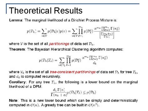 Bayesian Hierarchical Clustering Katherine A Heller Zoubin Ghahramani