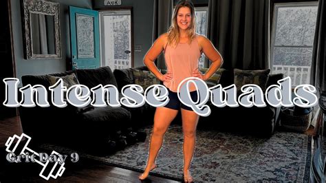 Quads Focused Lower Body Strength Workout Grit Program Day 9 Youtube