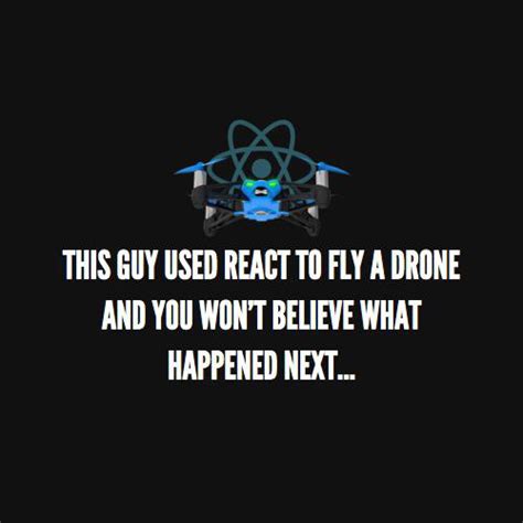 Flying A Drone With Javascript