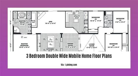 Unlock The Secrets Of 3 Bedroom Double Wide Mobile Home Floor Plans A
