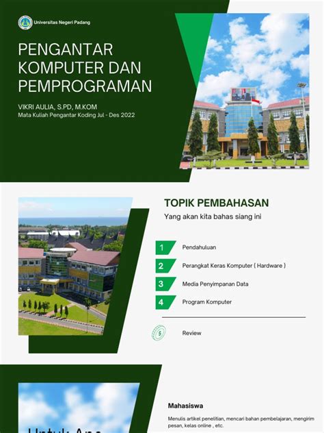 Ppt2 Pengantar Komputer Dan Pemrograman Pdf