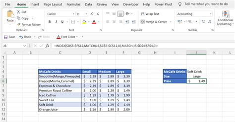 INDEX MATCH Formula Step By Step Excel Tutorial Wall Street Oasis