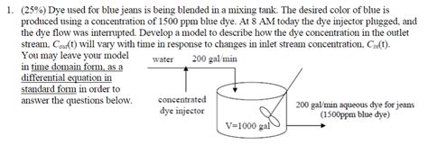 solved what is the first order time constant for this system