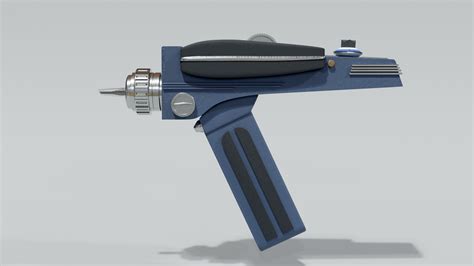 3d Model Star Trek Tos Phaser Turbosquid 2334016
