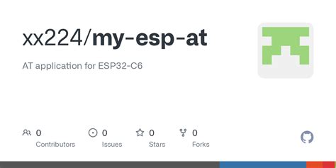 Github Xx224my Esp At At Application For Esp32 C6