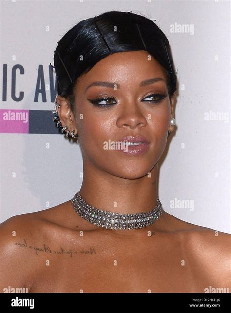 Rihanna In The Press Room After The American Music Awards At The Nokia Theatre La Live In Los