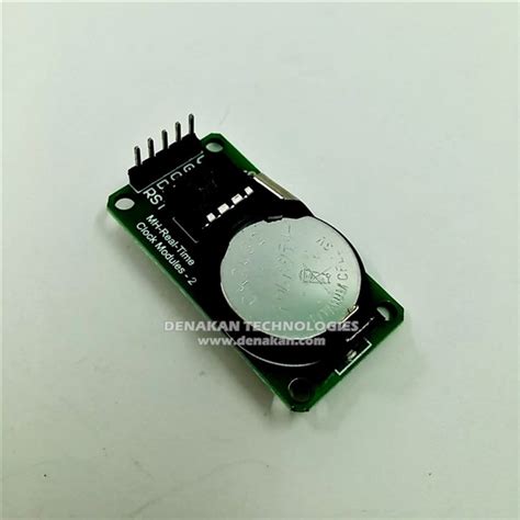 Ds1302 Rtc Module With Battery Denakan Technologies
