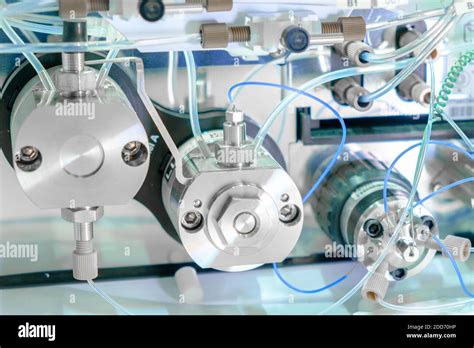 Binary Pump In Hplc System High Performance Liquid Chromatography At