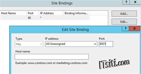 How To Change Default Port For IIS Internet Information Services Manager