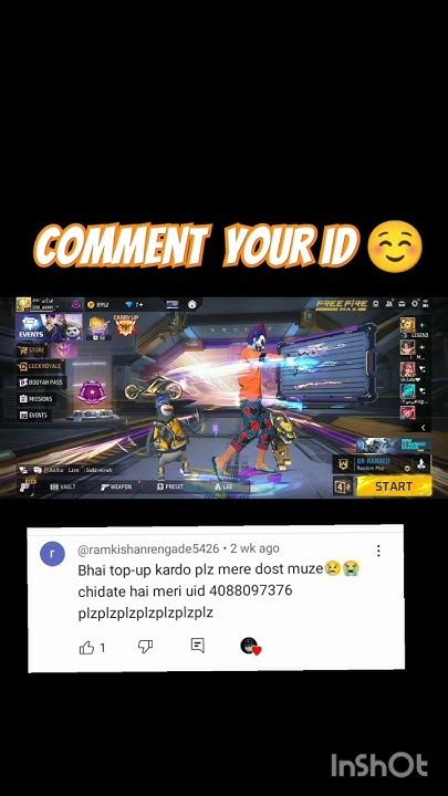 Comment Your Uid 🙏😇 Freefire Garenafreefire Freefire1vs1customtipsandtricks Totalgaming