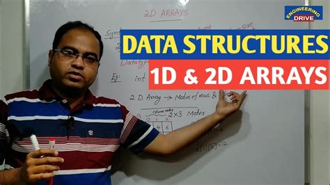 Data Structures Part 3 1d And 2d Arrays Youtube