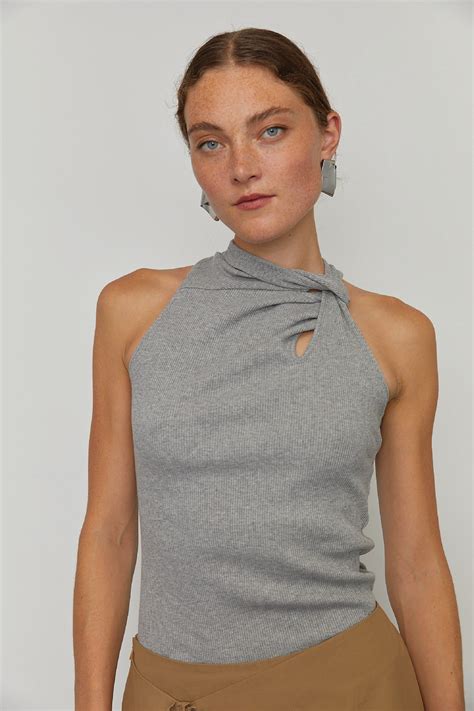 Audrey Top Tops Twisted Top Fashion