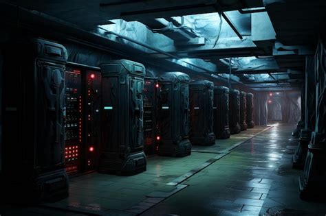 Premium Photo Server Shrine Exploring Server Rooms