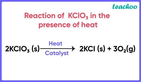 Mcq The Following Reaction Is Used For The Preparation Of Oxygen Gas