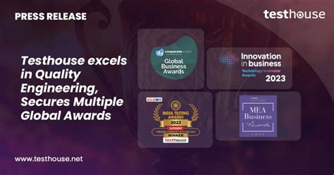 Testhouse On Linkedin Testhouse Excels In Quality Engineering Secures Multiple Global Awards