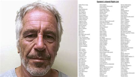 Lista De Jeffrey Epstein Filtran Nombres De Famosos Y Políticos Que