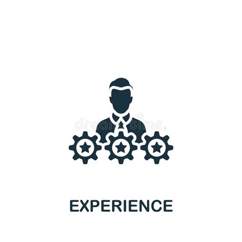 Experience Icon Monochrome Simple Sign From Critical Thinking Collection Stock Vector