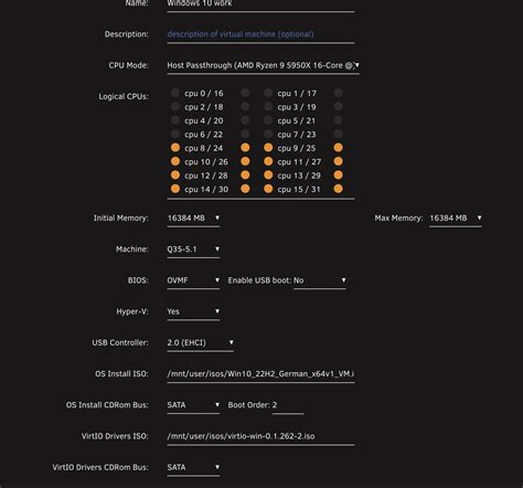 Problem With Windows VM And GbE NIC IPv Adresse Not Internet Unraid VM