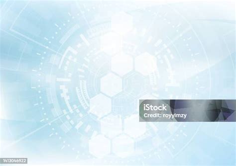 추상적인 배경 육각형 디자인 과학 미래 에너지 기술 하이테크 디지털 컨셉 디자인 벡터 일러스트 레이 션 0명에 대한 스톡 벡터