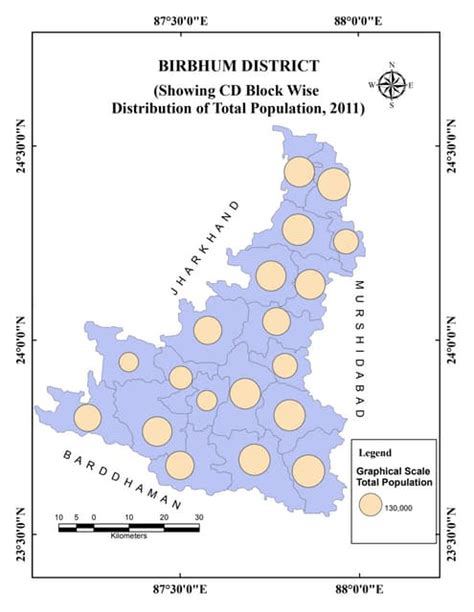 Representation Of Data On Map By Proportional Circles Pdf Science
