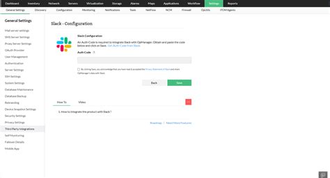 Integrating Slack With Opmanager Opmanager Help