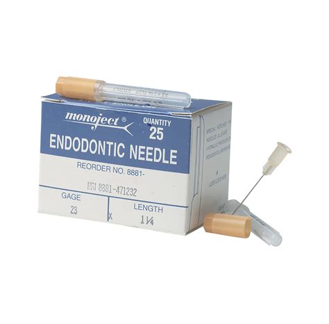Sherwood Medical Endo Irrigation Needles Monoject 27g 25pk 87505 Kent