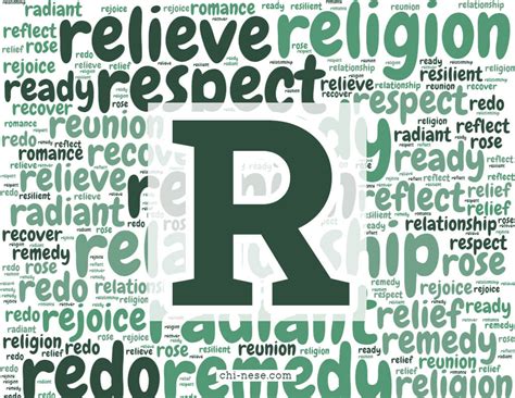 Positive Words That Start With R From Red To Roses
