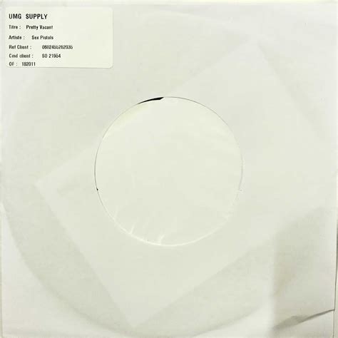 Lot 55 Sex Pistols Pretty Vacant 7