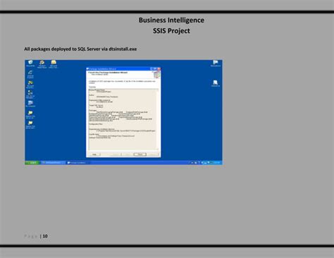 Ssis Project Profile Ppt