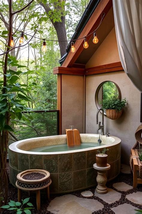 22 Rustic Outdoor Bathroom Ideas For Garden Retreats Lost At E Minor