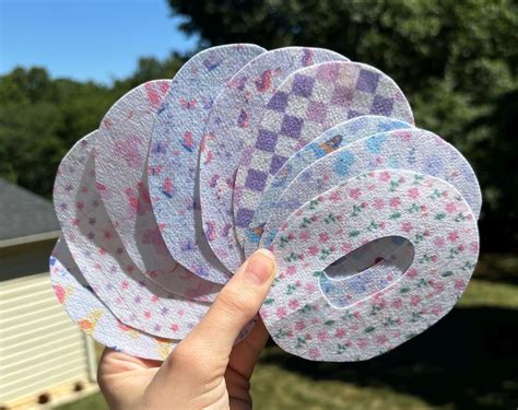 Cgm Or Omnipod Patches Overlay Sticker Girls Patterns Hypoallergenic Patch For Dexcom G6 G7