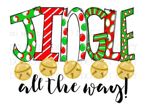 Jingle Bells Word Clip Art