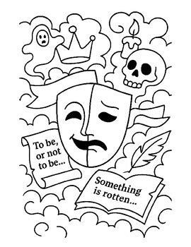 Free Sel Hamlet Coloring Pages Social Emotional Learning And Shakespeare