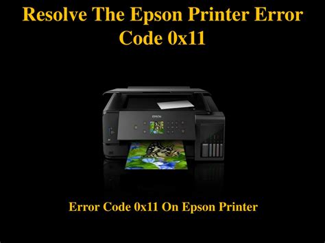 Ppt Resolve The Epson Printer Error Code X Powerpoint Presentation Id