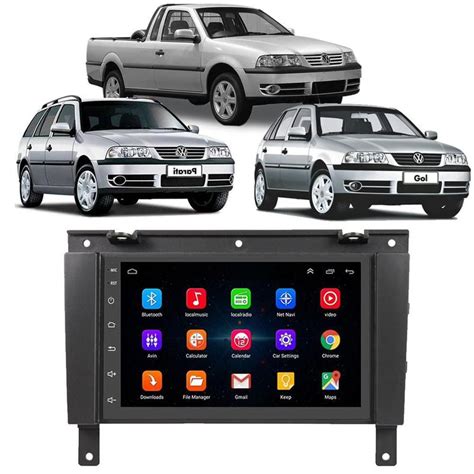 Kit Central Multimídia Android Gol G3 2000 2001 2002 2003 2004 2005 7 Polegadas Gps Tv Online Bt