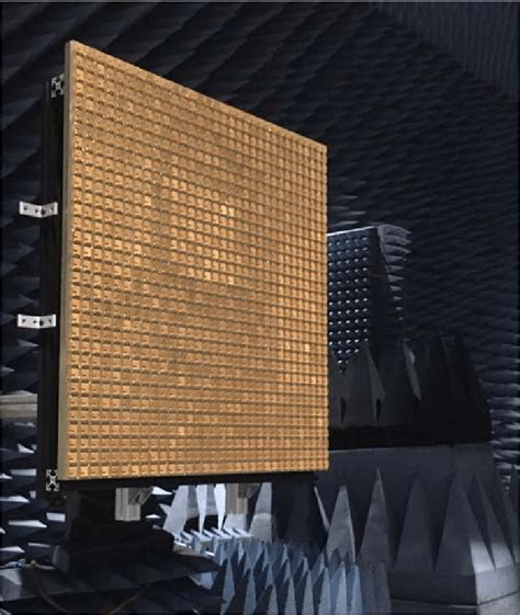The 32 × 32 Element High Gain Antenna In The Test Range At Jpl