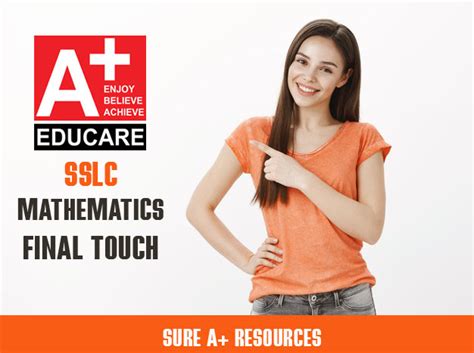 Aplus Blog Sslc Examination 2022 Mathematics Final Touch Sure A