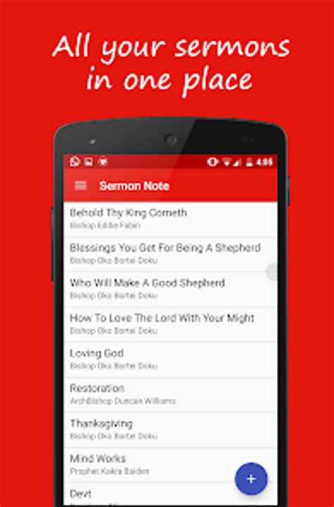 Sermon Note For Android Download