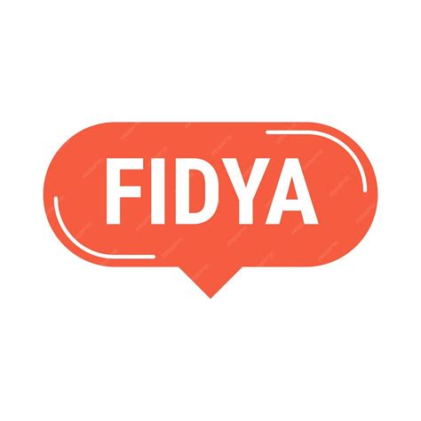 Fidya Red Vector Callout Banner Com Informações Sobre Doações E Isolamento Durante O Ramadã