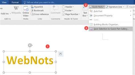 how to create reusable content blocks in microsoft word webnots