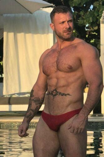 Handsome Hung Sexy Muscle Jock Hunk Hot Buff Alpha Male Man 4x6 Photo