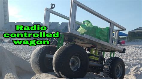 Radio Controlled Beach Wagon 4x4 Utility Cart It Is Homemade Using
