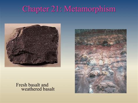 Chapter 21 Metamorphism