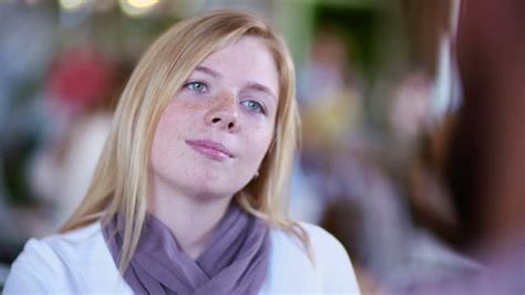 A Beautiful Babe Businesswoman Is Engaged In A Video Call With A Client As Seen From The Pov