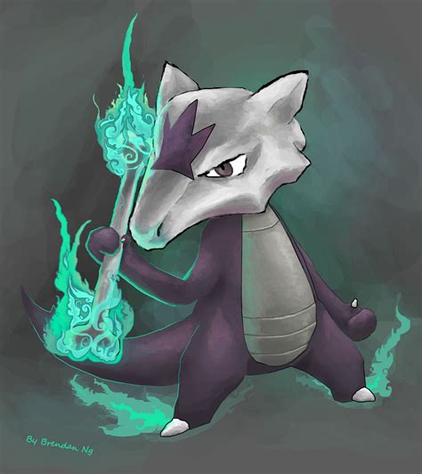 Alolan Marowak By Bernoid On Deviantart