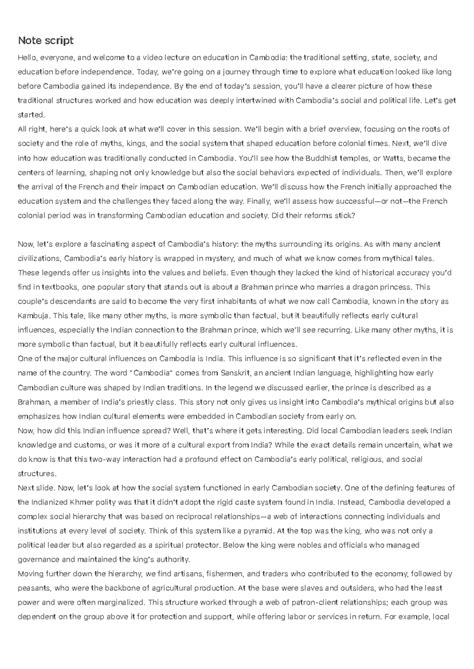 Note Script Note About Foundation Education Note Script Hello