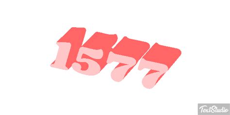1577 Number Animated  Logo Designs