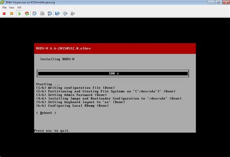 Aruns Linux Info How To Install Red Hat Enterprise Virtualization Hypervisor Rhev H On The Esx