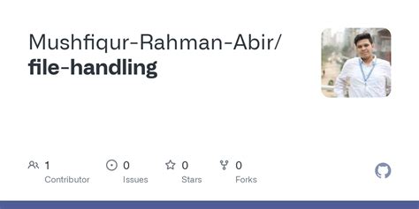 Github Mushfiqur Rahman Abir File Handling