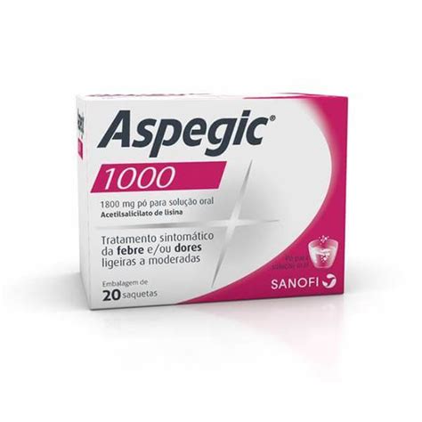 Aspegic 1000 20 Saquetas Farmácia Num Clique